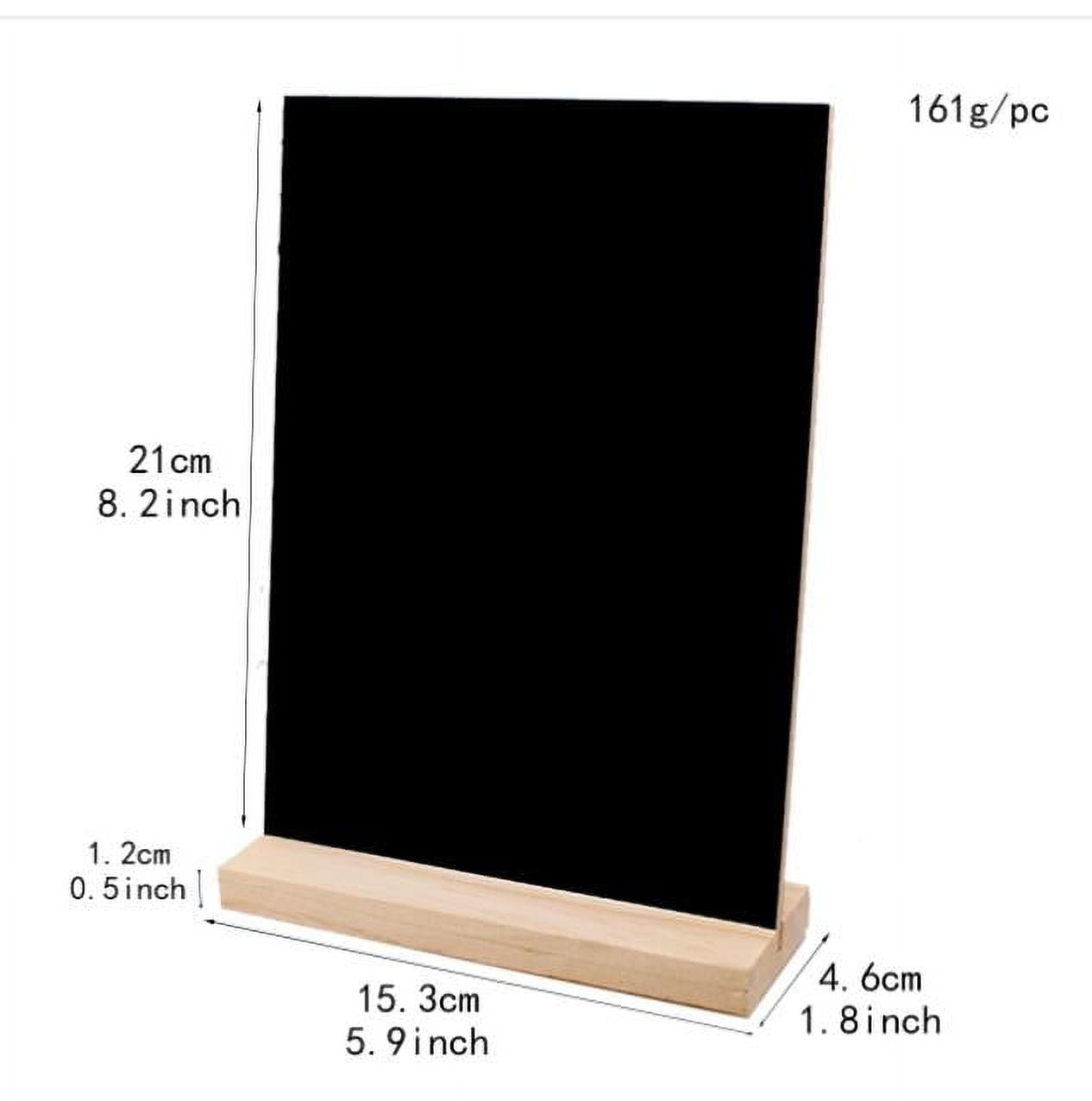 ITSELFER 2 Sets Of Desktop Chalkboard Sign Small Chalk Boards to Write ...