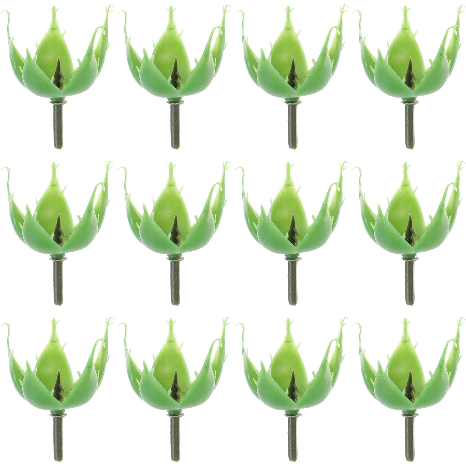 ITSELFER 200pcs Rose Calyx Blush Flowers Receptacle Artificial Flower ...