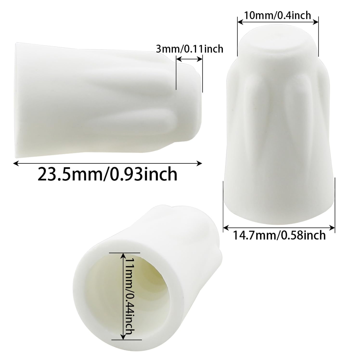 ITSELFER 20PCS Porcelain Wire Connector Small Ceramic Wire Connectors ...