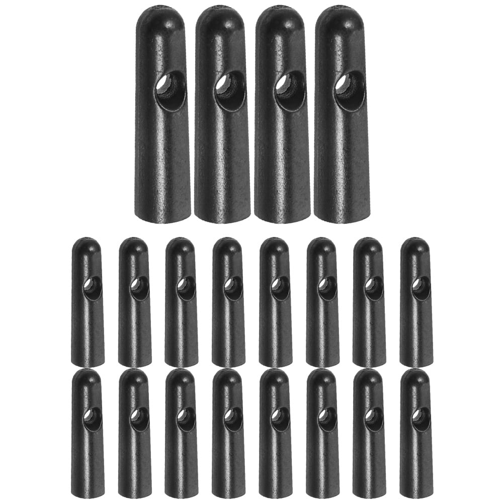 ITSELFER 20Pcs Universal Umbrella Tail Beads Metal Umbrella Bone Covers ...