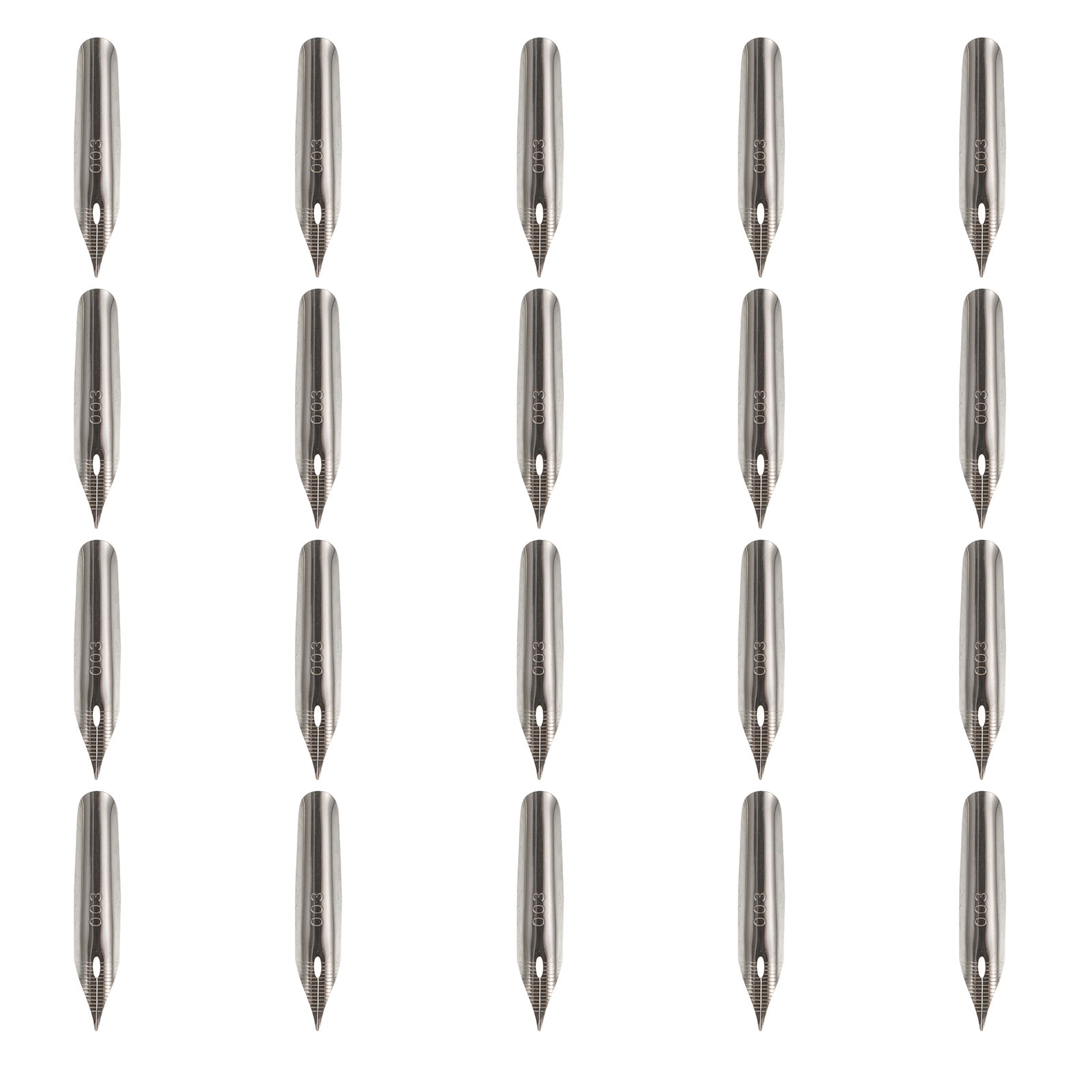 ITSELFER 20pcs Calligraphy Pen Nibs Stainless Steel Dip Pen Nibs ...