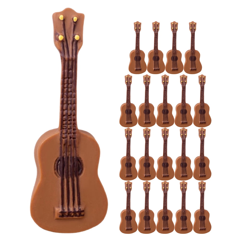 ITSELFER 20pcs Miniature Guitars Small Guitar Models Small House Guitar ...