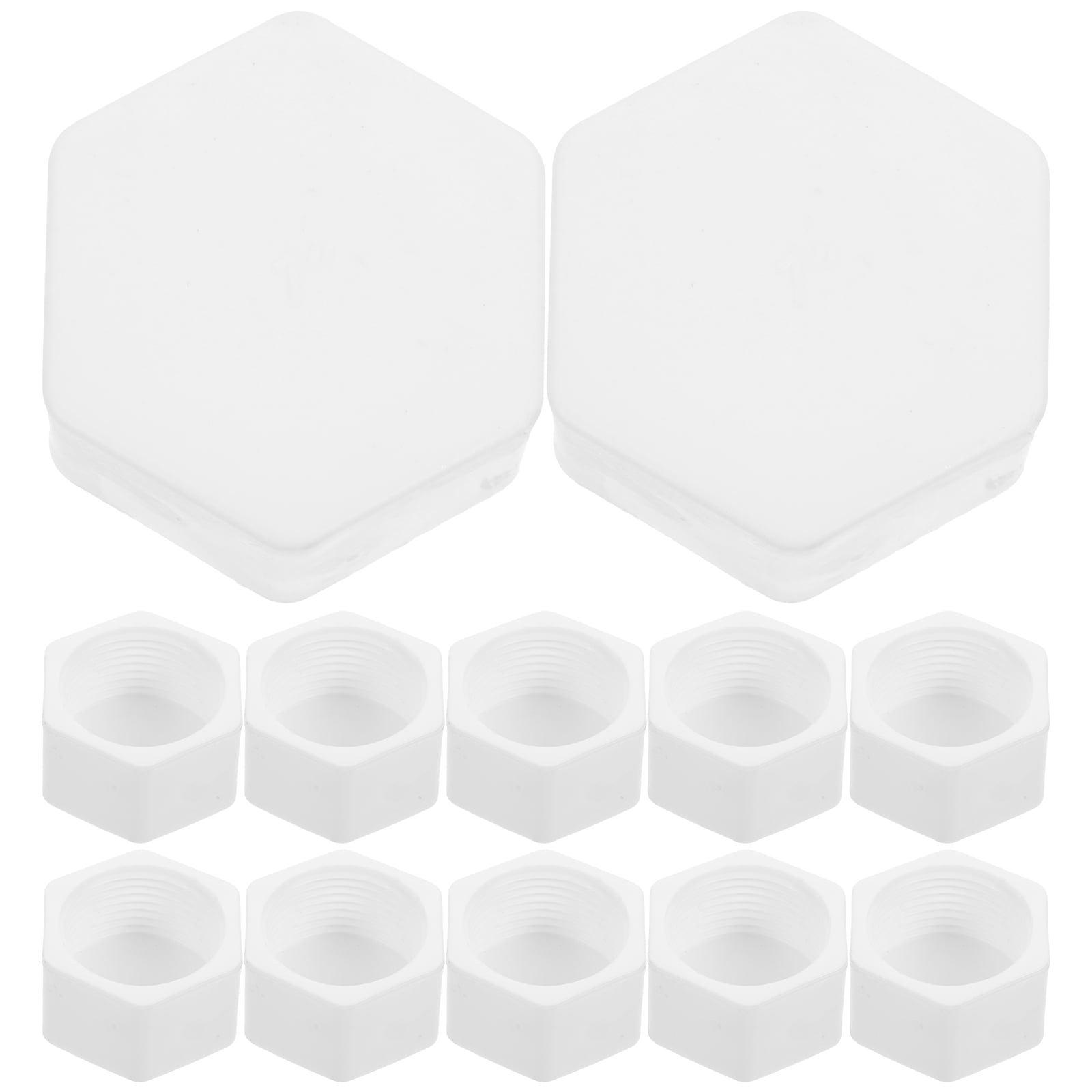 ITSELFER 20pcs Pipe Plug 1 Inch Hexagonal Pipe End Cap Water Line End ...