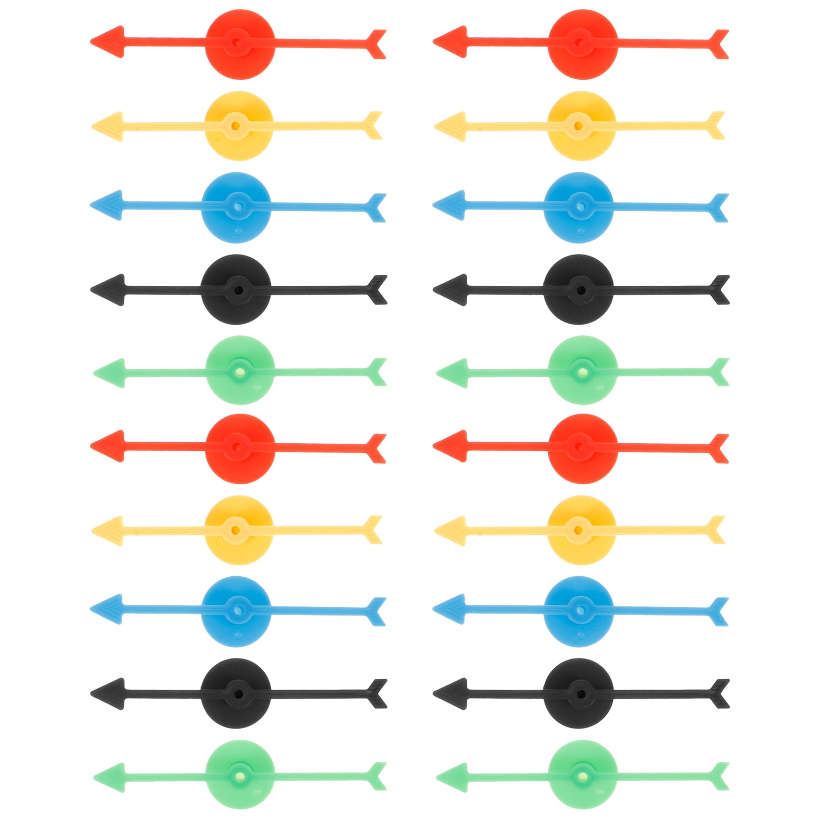 ITSELFER 25pcs Plastic Arrow Spinner for Board Games DIY Game Arrows Replacement Arrow Game ...