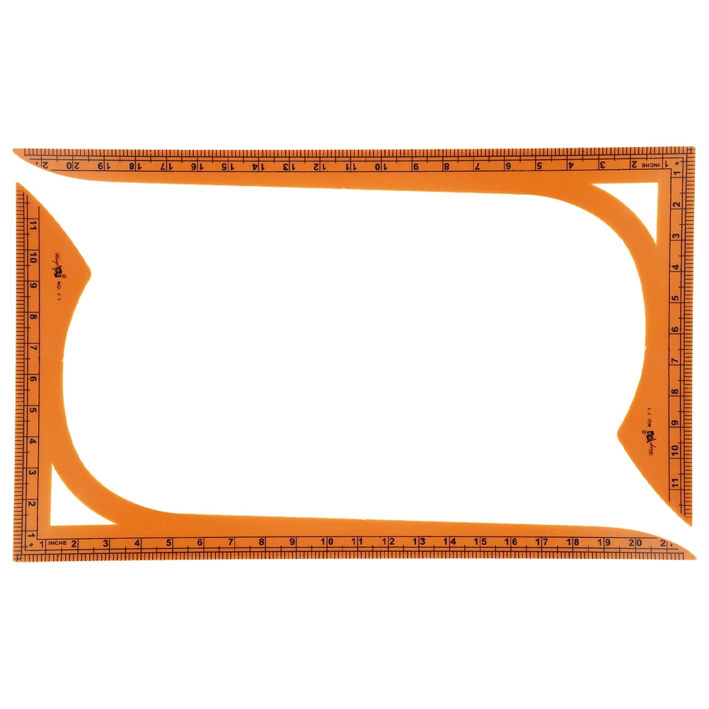 ITSELFER 2Pcs Precision L-Shaped Sewing Ruler Dual Scale Ruler for ...