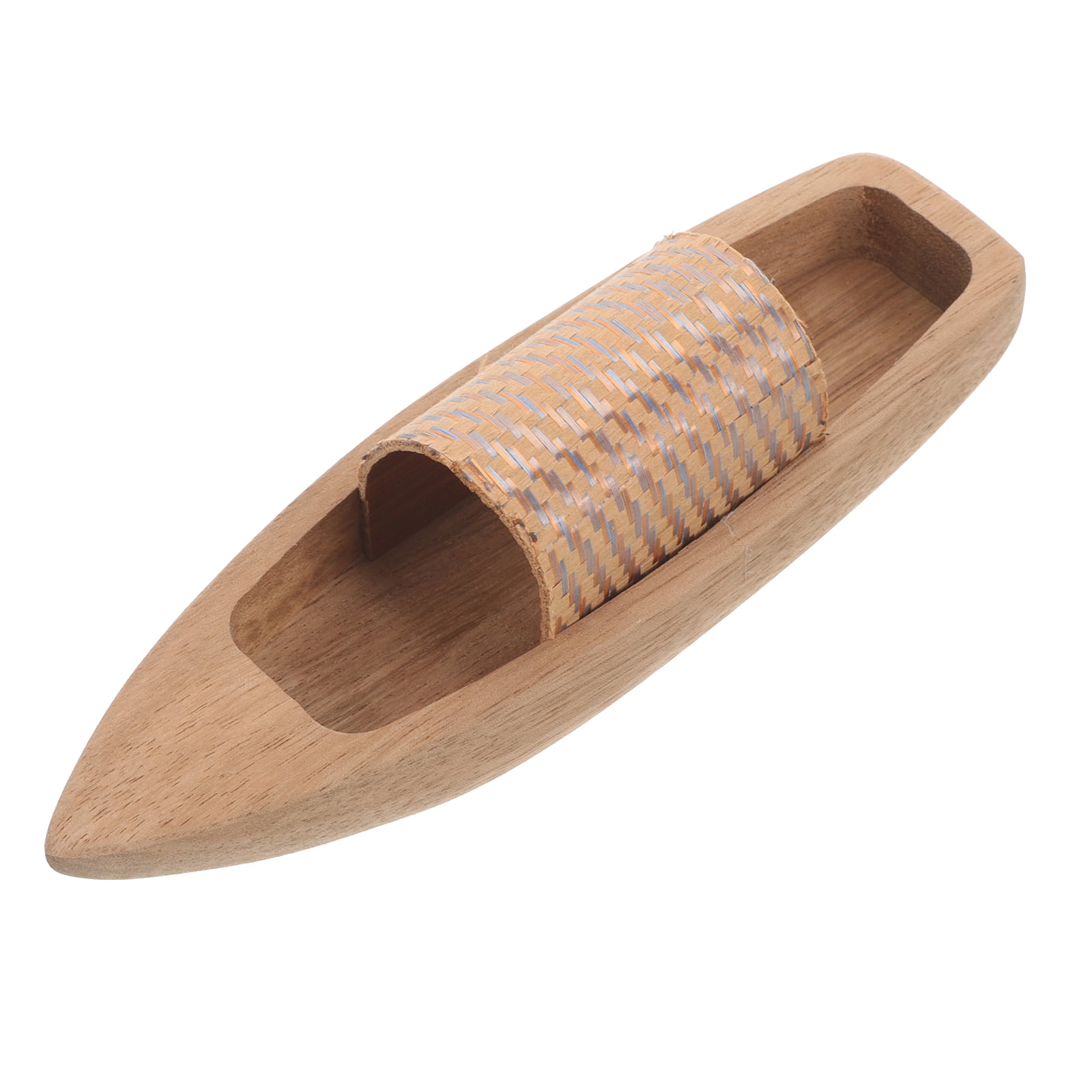 ITSELFER 2Pcs Wooden Canoe Model Realistic Miniature Boats Unfinished ...