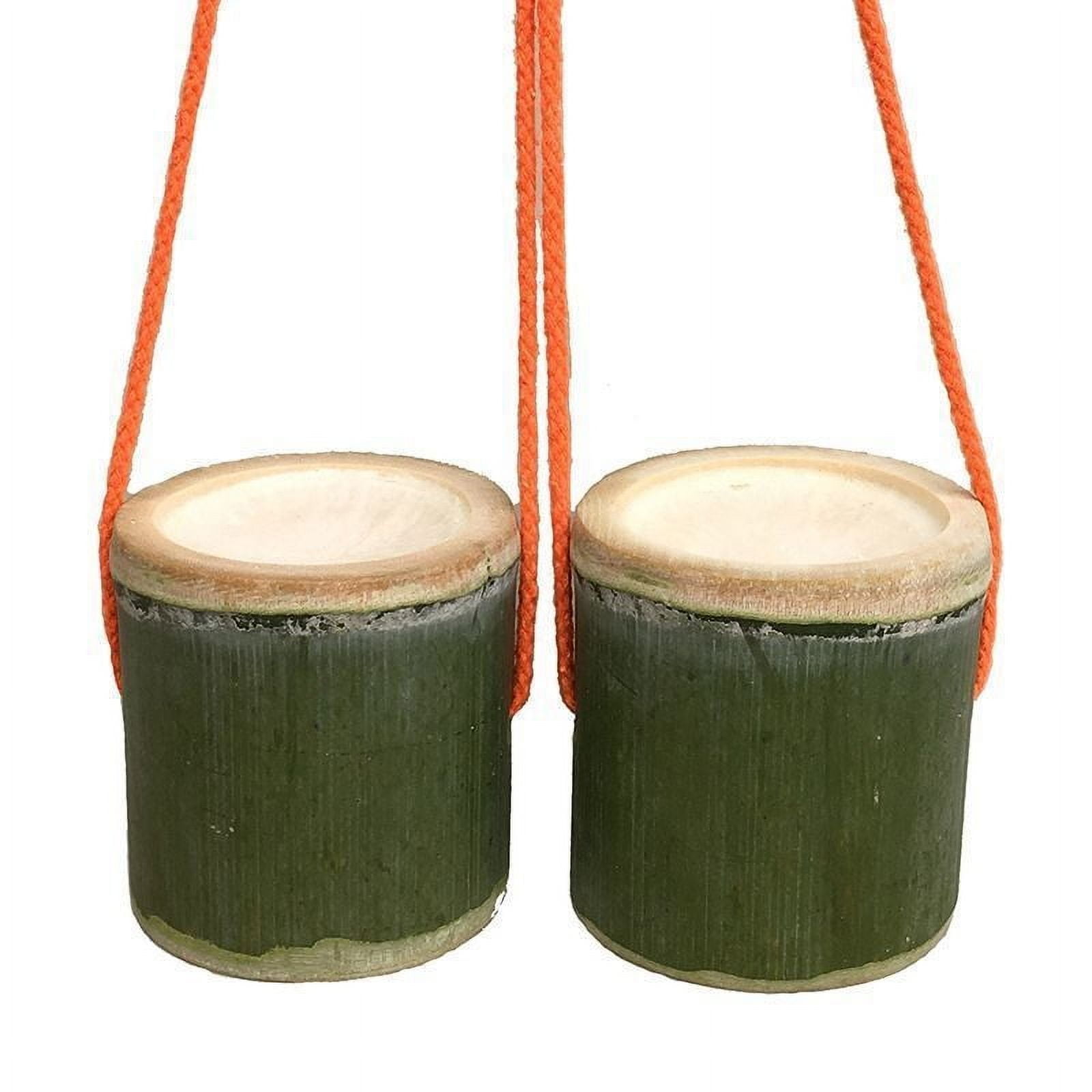 ITSELFER 2pcs Bamboo Stilts for Kids and Adults Outdoor Balance ...