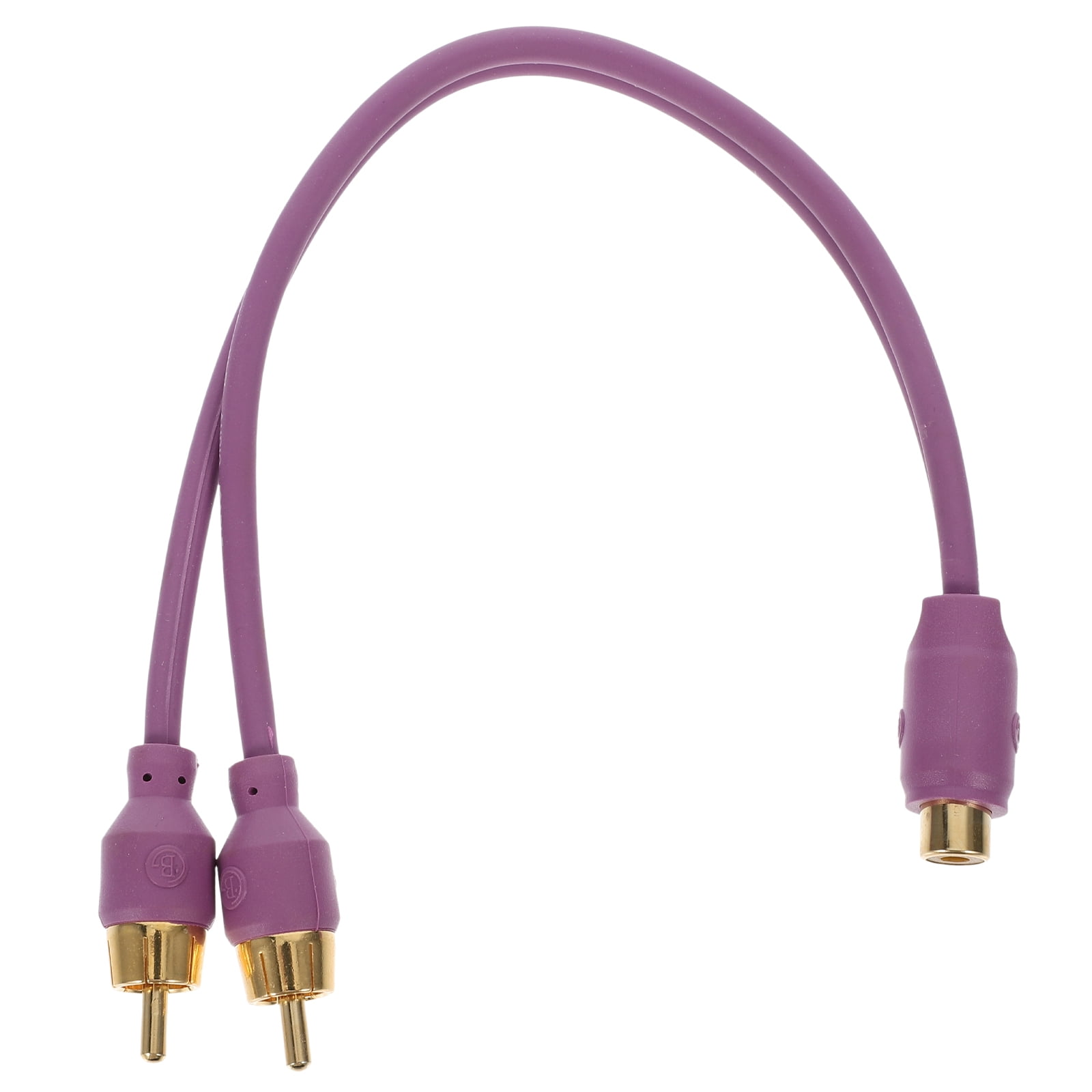 ITSELFER 2pcs Car Audio Twisted Cable Y Splitter Splitter Car Amplifier ...