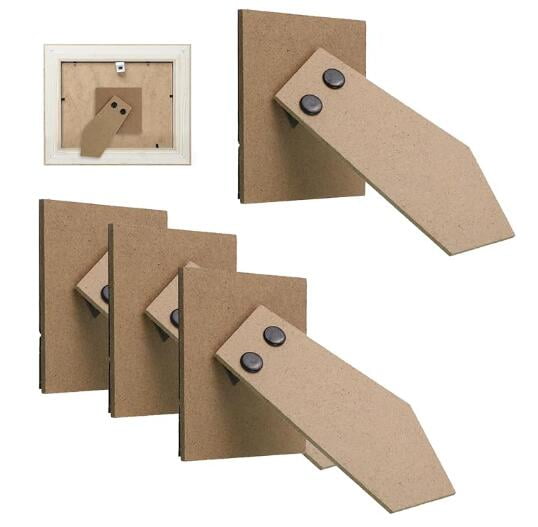 ITSELFER 2pcs Cardboard Easel Back with Self-Adhesive for Picture ...