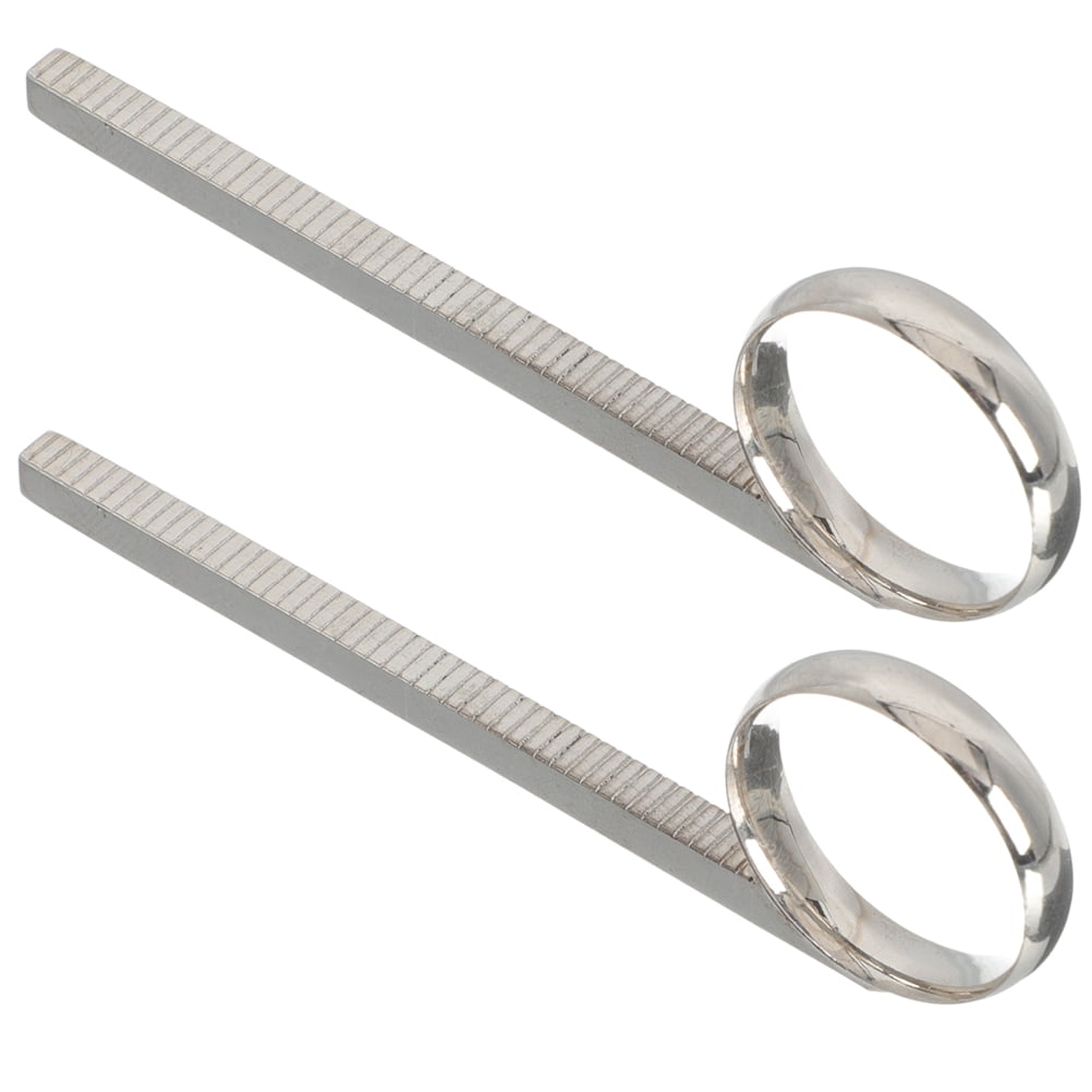 ITSELFER 2pcs Copper Slide Finger Ring Trumpet Valves Slide Finger ...