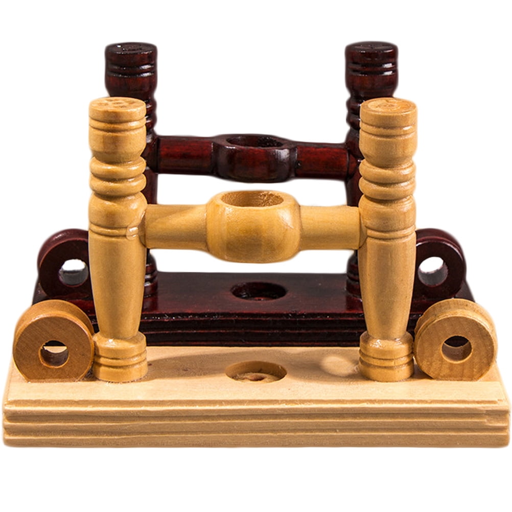 ITSELFER 2pcs Folding Fan Display Stand Hand Fan Wooden Holder Fan ...