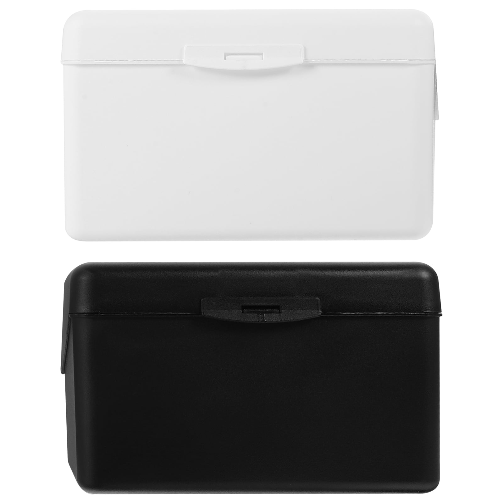 ITSELFER 2pcs Index Card Box Small Containers Cards Storage Boxes ...