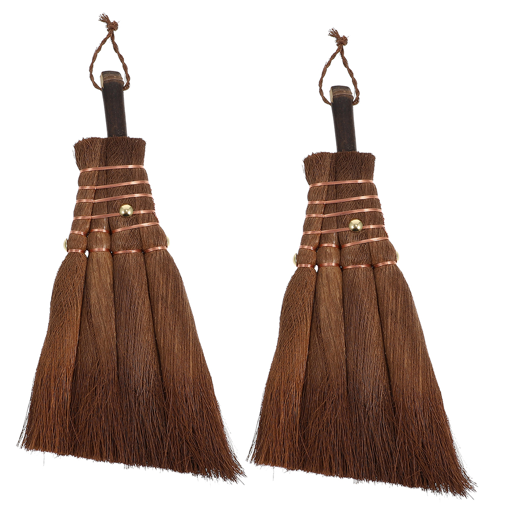 ITSELFER 2pcs Manual Palm Broom Desktop Broom Household Cleaning Broom ...