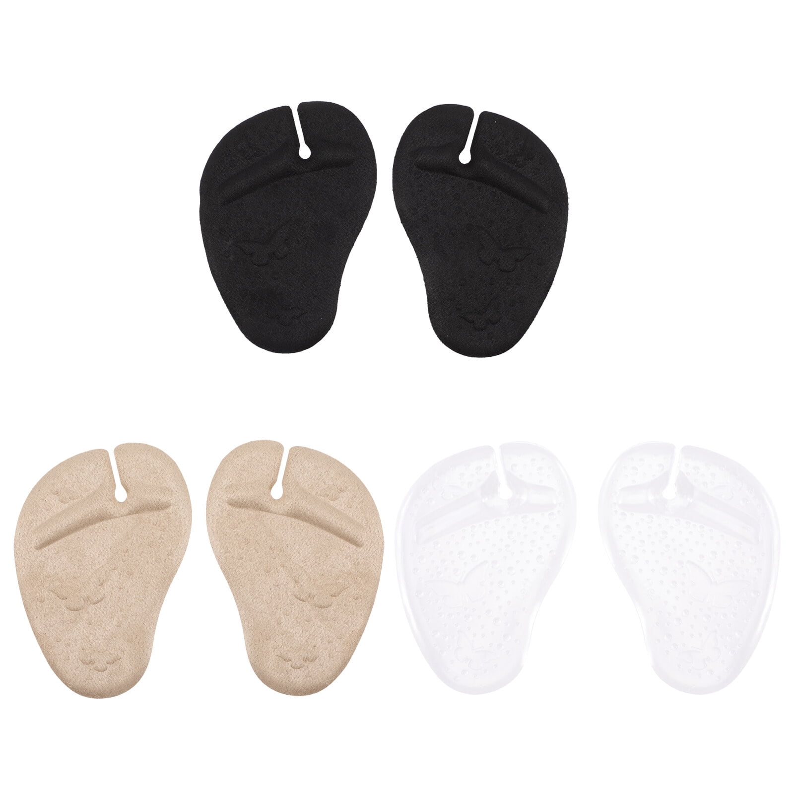 ITSELFER 3 Pairs Flip-Flops Gel Cushions Pad Forefoot Pads Sandal Front ...