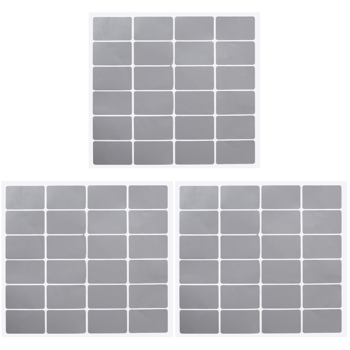 ITSELFER 3 Sheets Scratch-off Labels Stickers Personality Creative DIY ...