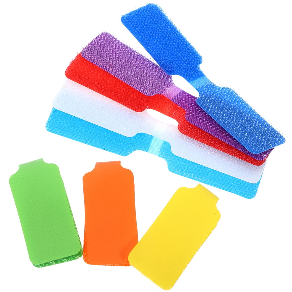 ITSELFER 32Pcs Fastening Cable Label Tags Straps Label Mark Tags ...