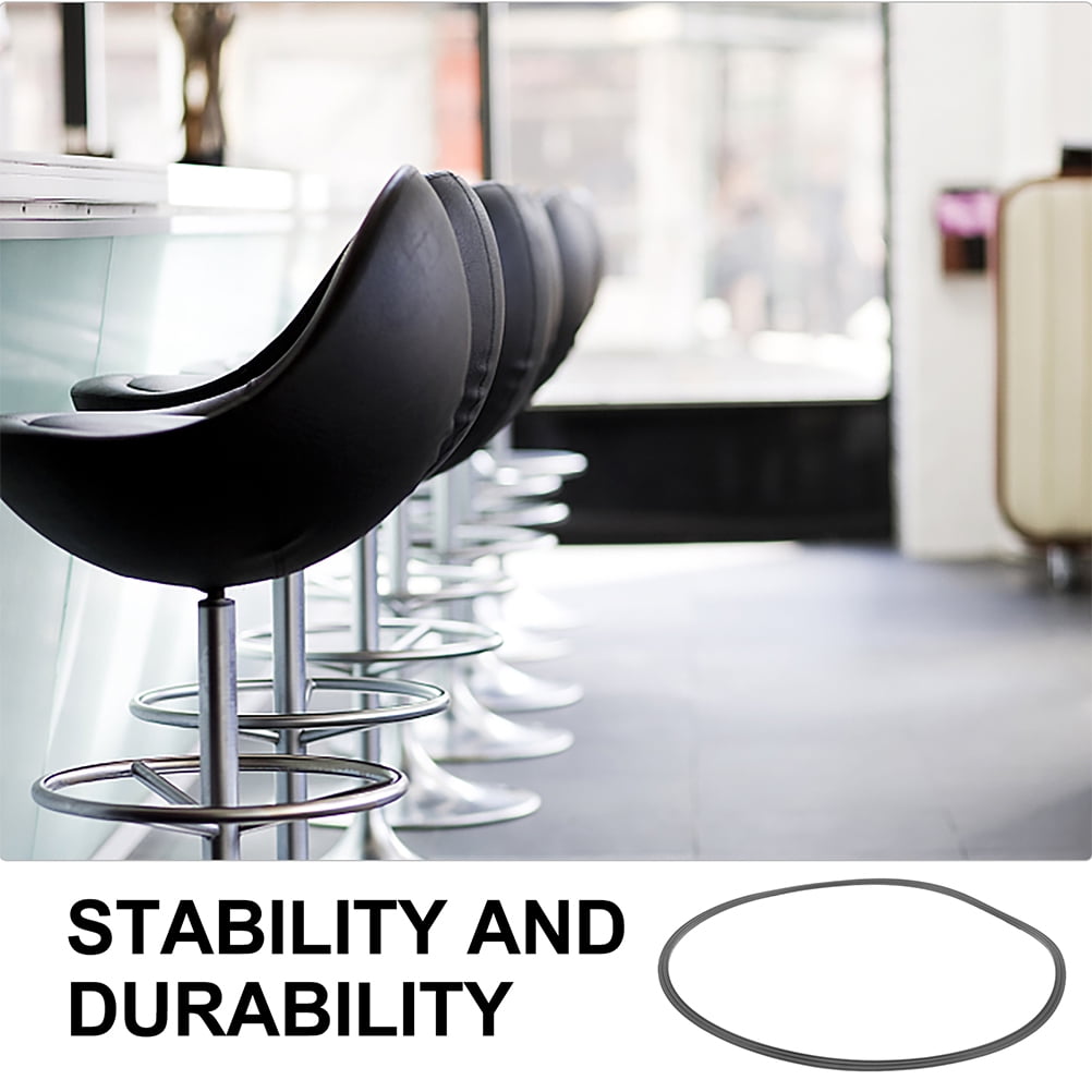 ITSELFER 3pcs Bar Stool Floor Protector Stool Base Rings Rubber Nonslip ...