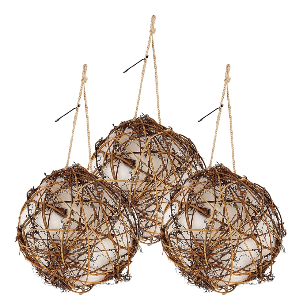 ITSELFER 3pcs Bird Nest Material Ball Wild Birds Nesting Materials ...