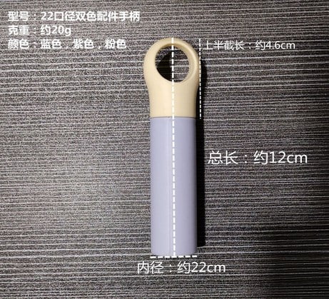 ITSELFER 3pcs Broom End Cap Handle Grip for Floor Cleaning Broom Mop ...