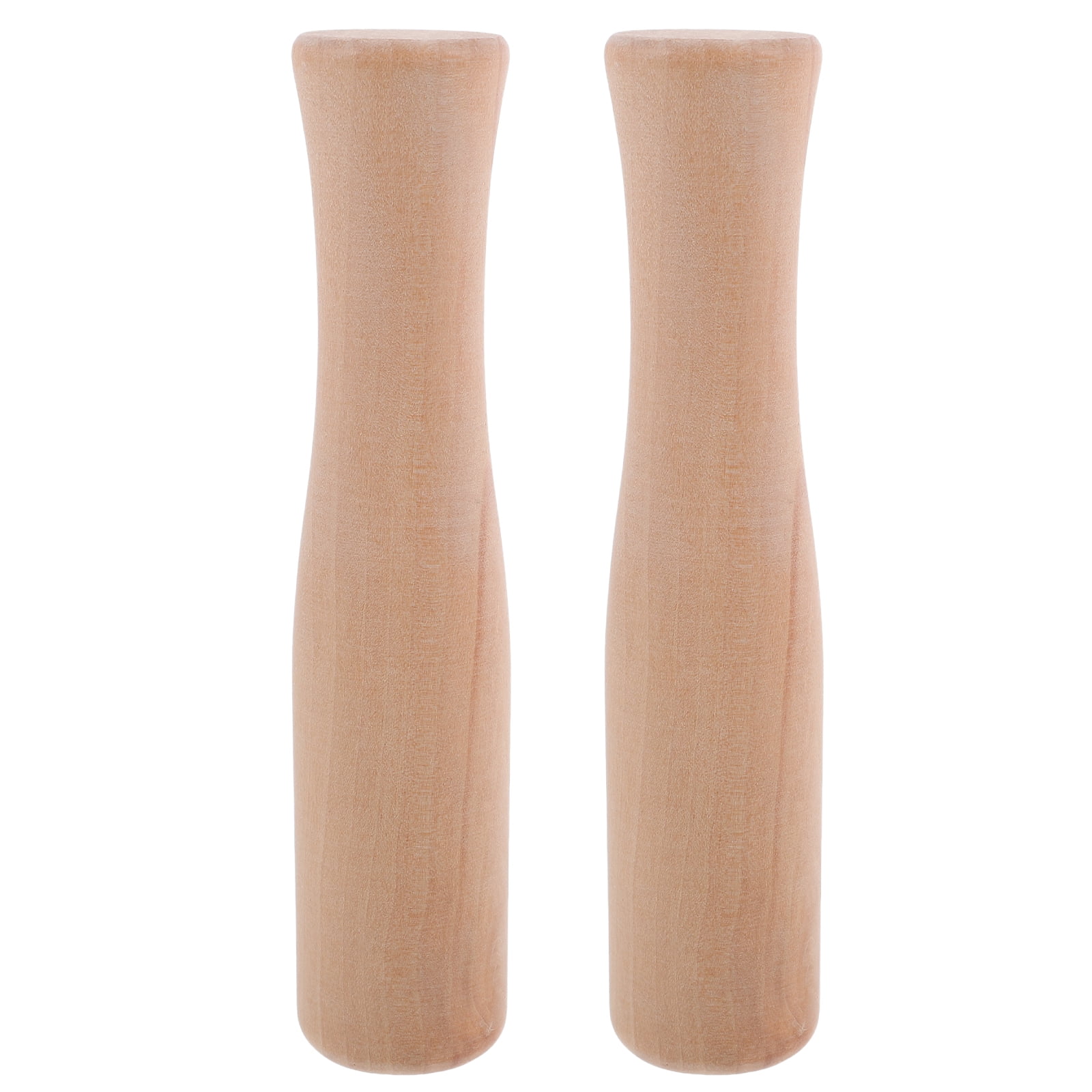 ITSELFER 3pcs Wooden Pestle For Grinding, Garlic Smasher Nut Spice Hand ...