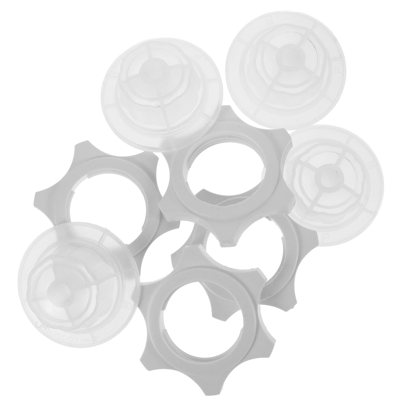 ITSELFER 4 Sets Fan Nut Cover Fan Nut Cover Plastic Electric Fan Nut ...