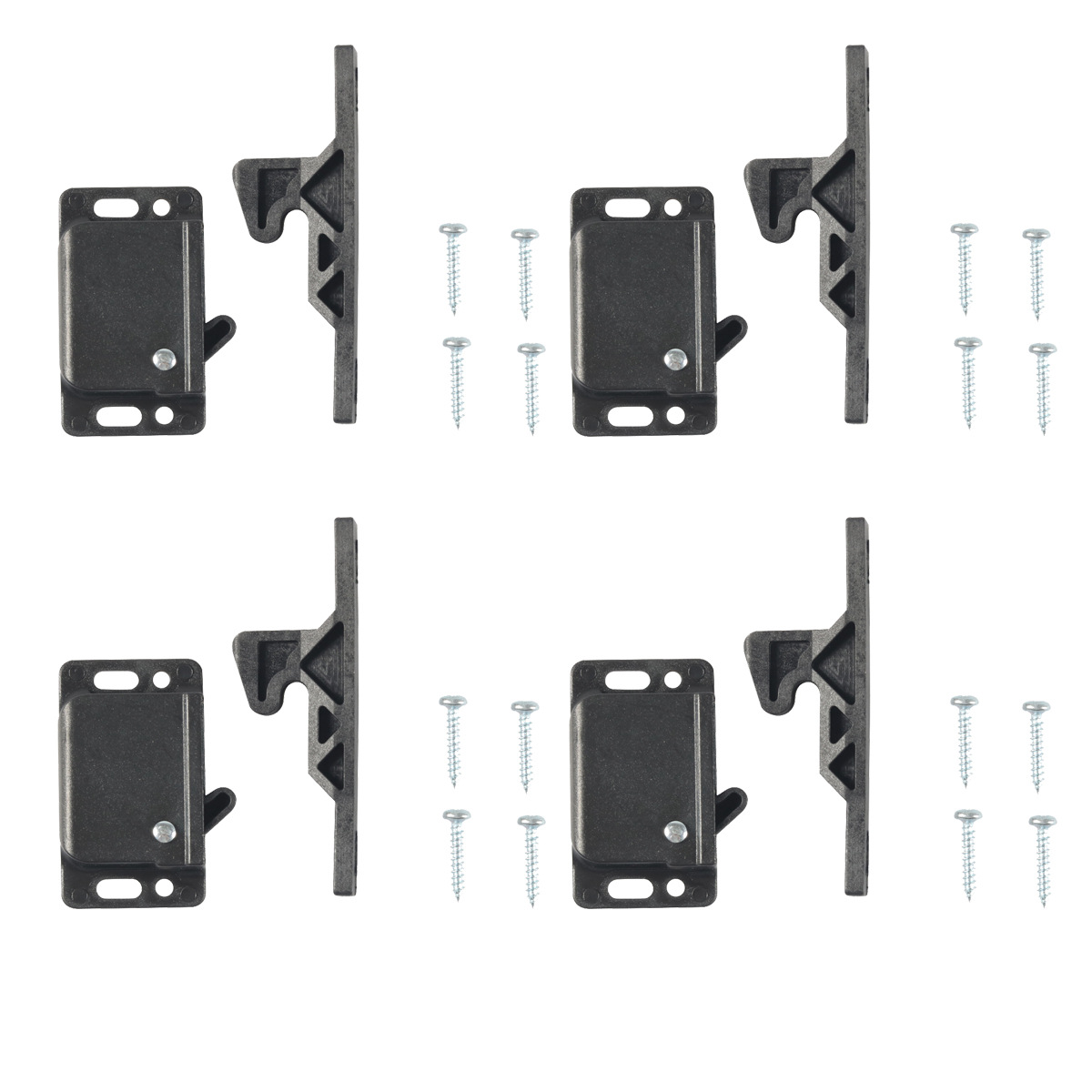 ITSELFER 4 Sets Heavy Duty RV Drawer Latch Push to Close Secure Latches ...