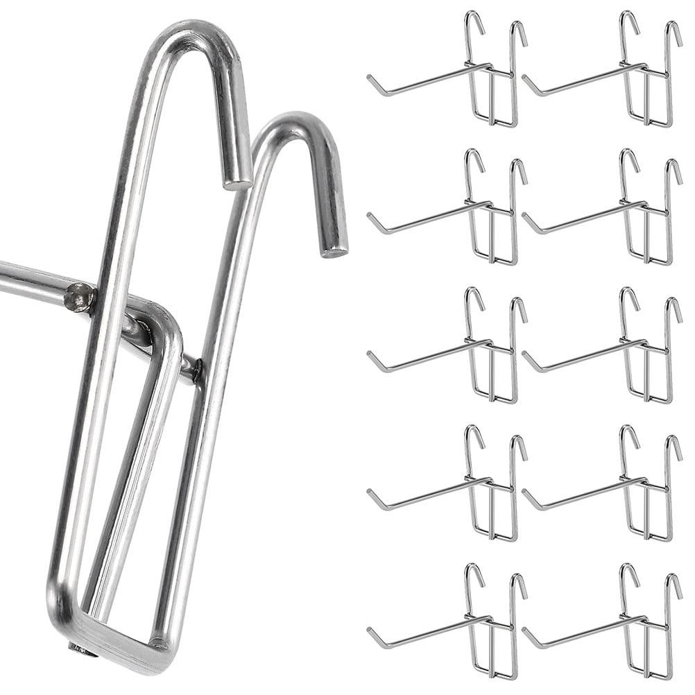 ITSELFER 40pcs Wire Grid Mount Brackets Grid Wall Panel Brackets ...