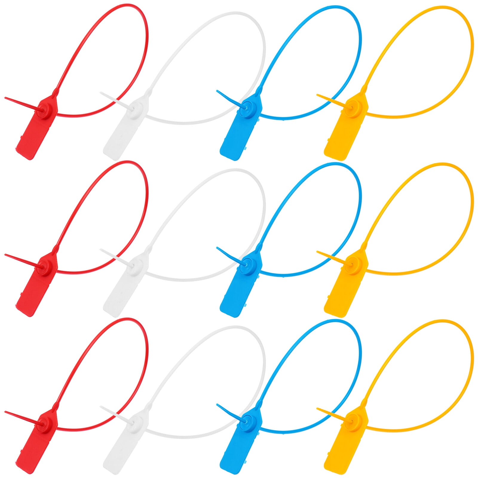 ITSELFER 48Pcs Disposable Self-Locking Seals Useful Plastic Security ...