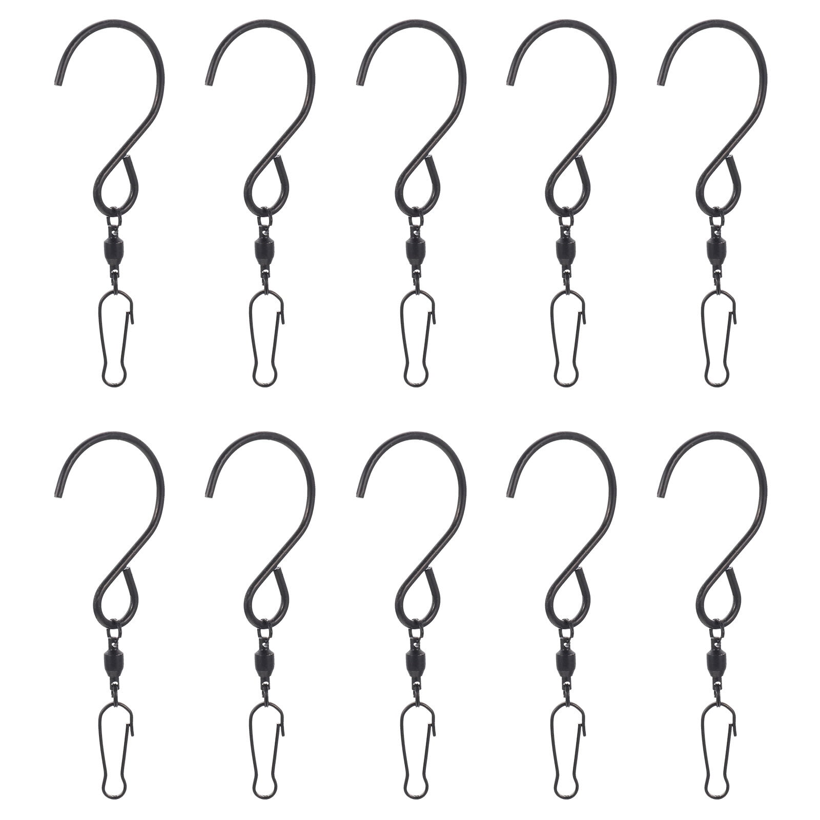 ITSELFER 4PCS Stainless Steel Swivel S Hooks Heavy-Duty Hooks Secure ...