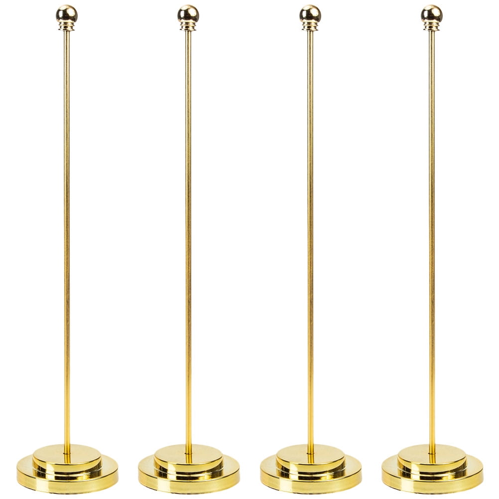 HEMOTON 4Pcs Desktop Flag Stand Office Flag Base Decorative Bracket ...