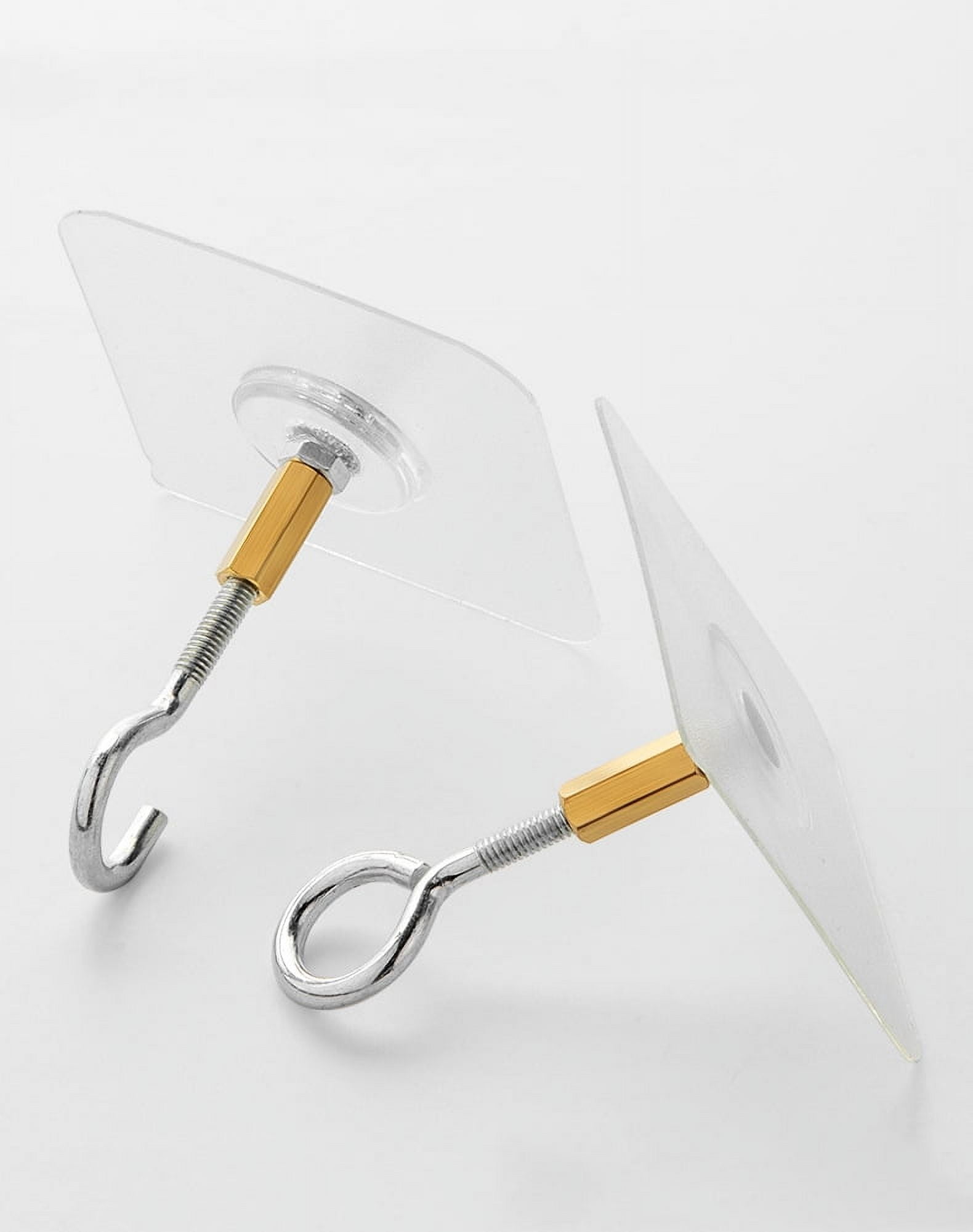 ITSELFER 4pcs Adhesive Ceiling Hooks Heavy Duty Ceiling Hooks For ...