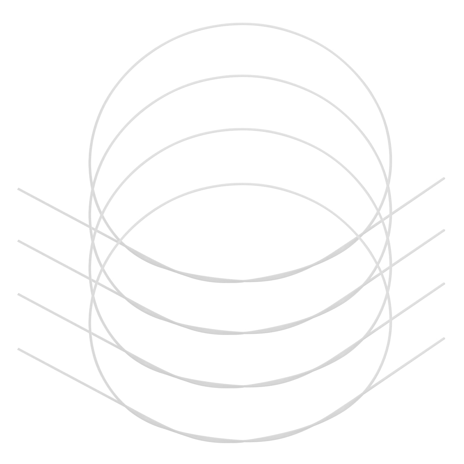 ITSELFER 4pcs Diy Kite Skeleton Support Rods Plastic Rods For Kite ...