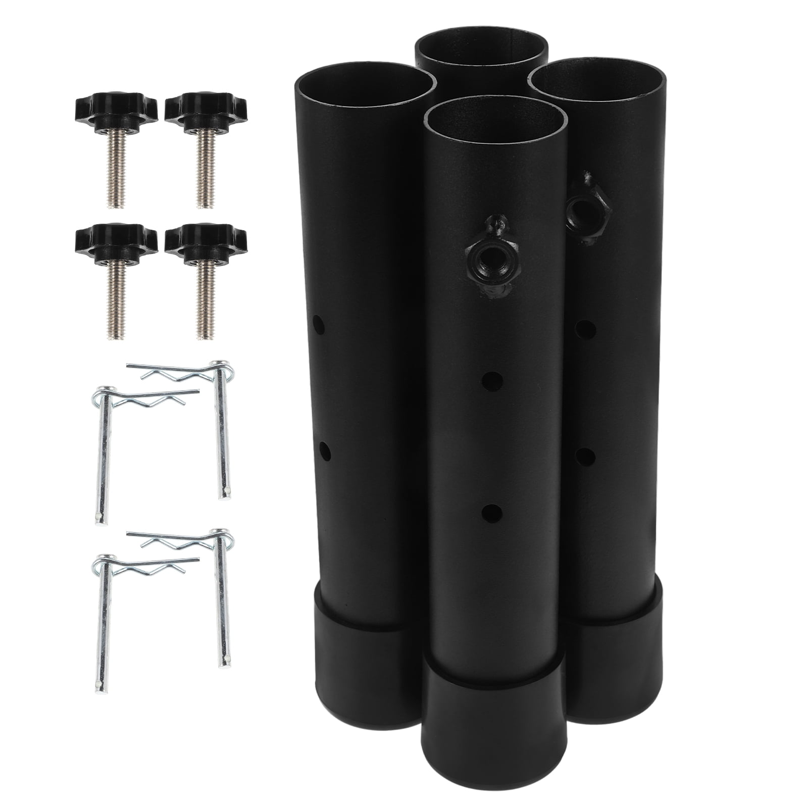 ITSELFER 4pcs Heavy Duty Folding Table Leg Extenders Adjustable Height ...