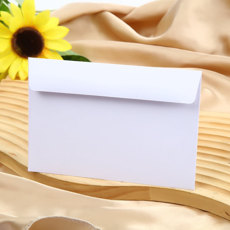 ITSELFER 50 Pcs Kraft Envelopes Self Seal Envelopes Card Envelopes ...
