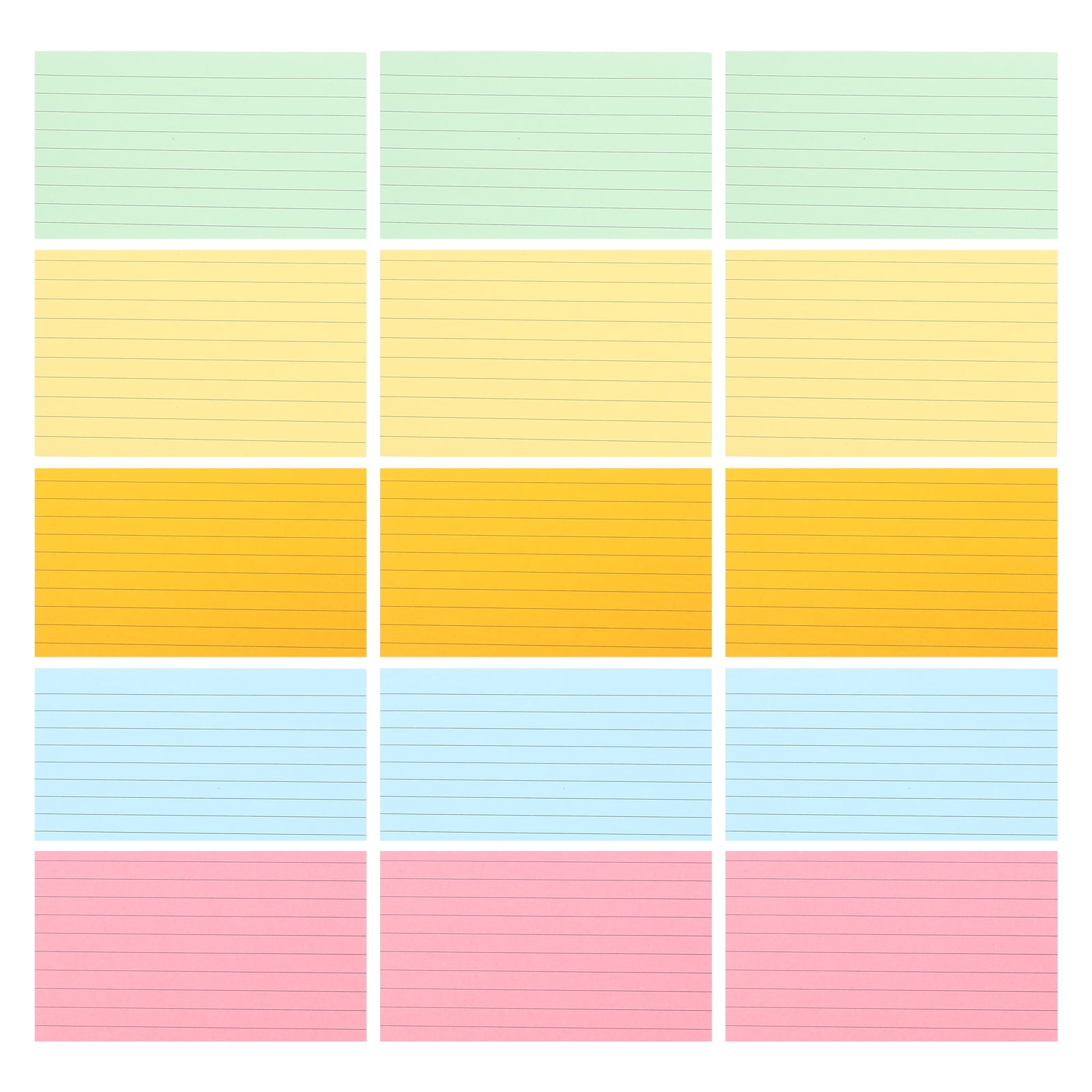 ITSELFER 500pcs Memo Cards Index Cards Notepads Office Index Cards ...