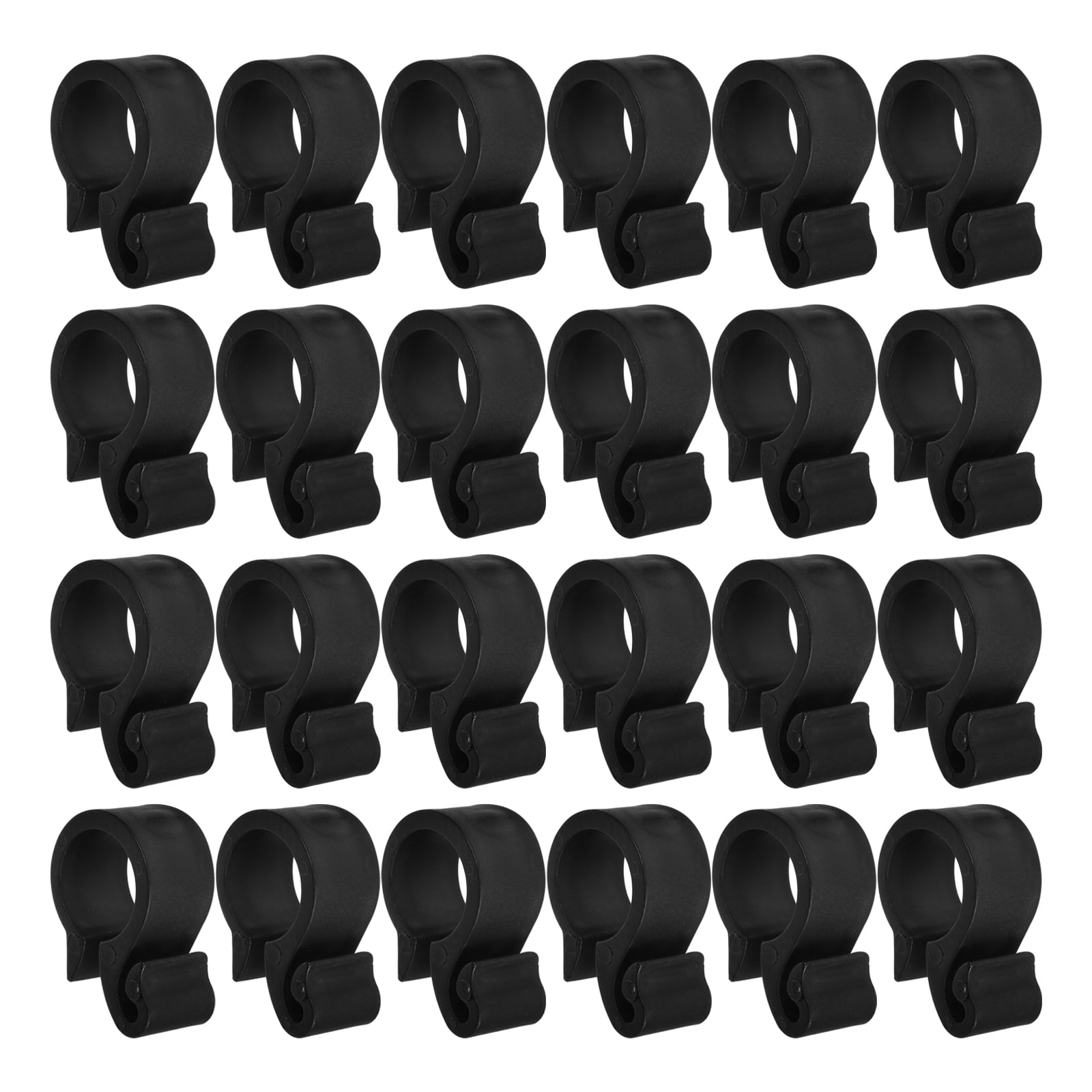 ITSELFER 50Pcs Irrigation Hose Clamps Plastic Hose Tube Clips ...
