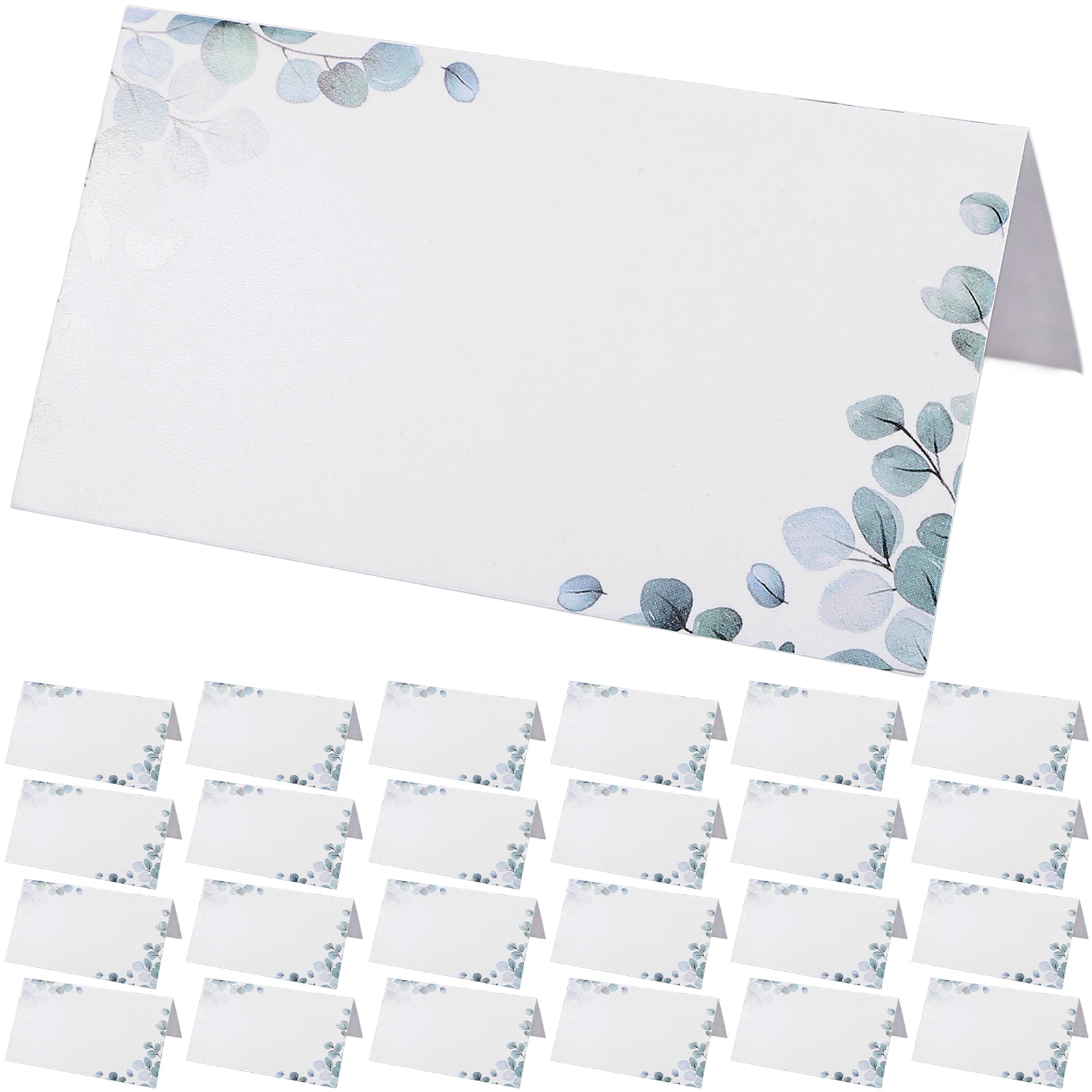 ITSELFER 50pcs Table Place Cards Placecards Party Seat Card Decor Name ...