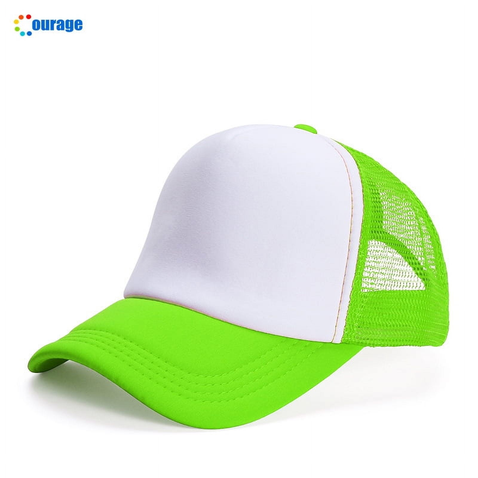 ITSELFER 5pcs Diy Sublimation Hats Blank Outdoor Baseball Caps Plain ...