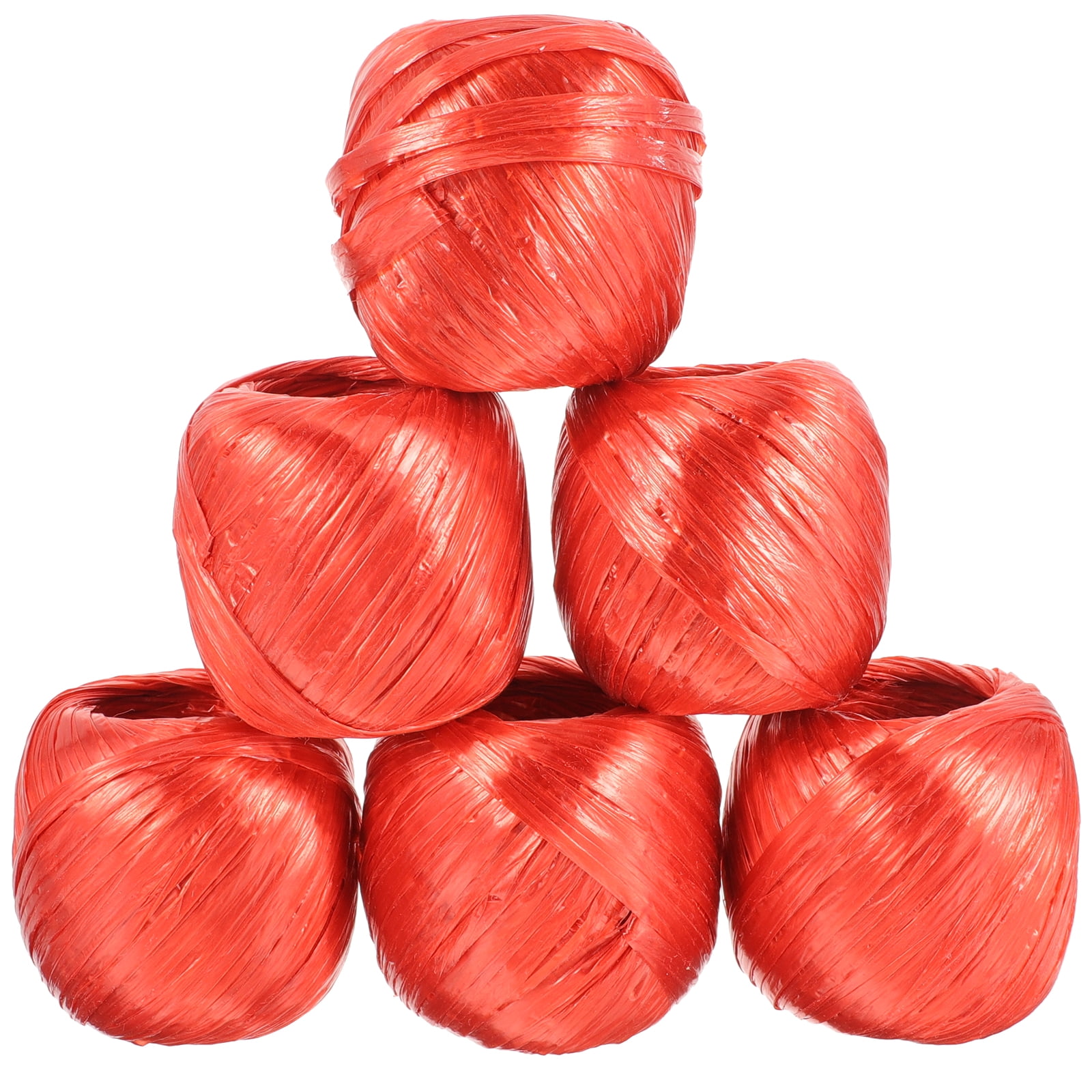 ITSELFER 6 Rolls Plastic Rope Binding Rope Bundle Strap for Packing ...