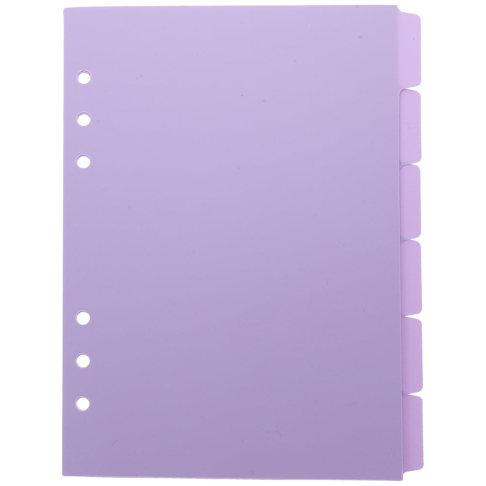 ITSELFER 6Pcs Binder Dividers Binder Pages Notebook Binder Dividers ...
