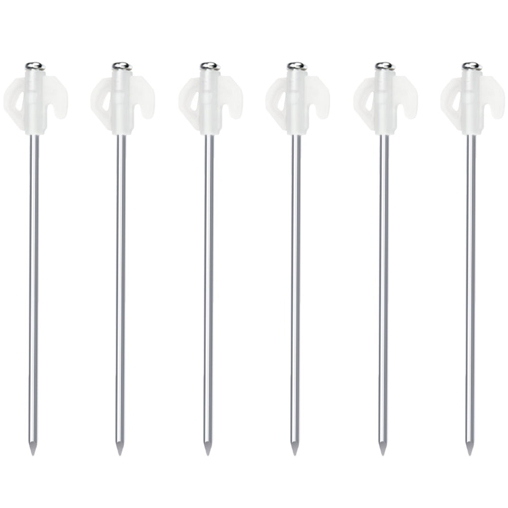 ITSELFER 6Pcs Tent Stake Camping Tent Stake Metal Ground Nail Tent ...