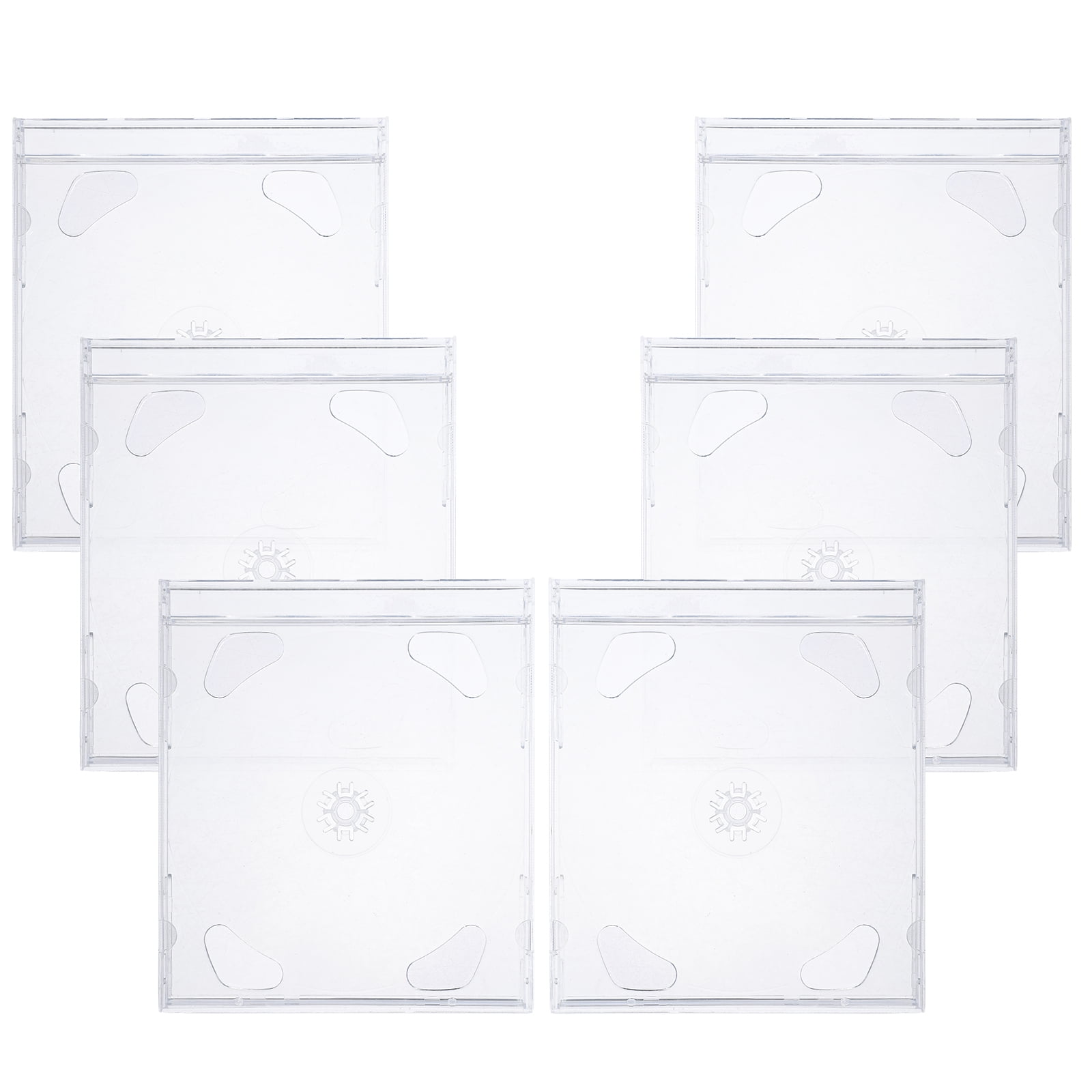 ITSELFER 6pcs CD Box CD Holders Portable Disc Storage Organizers DVD ...