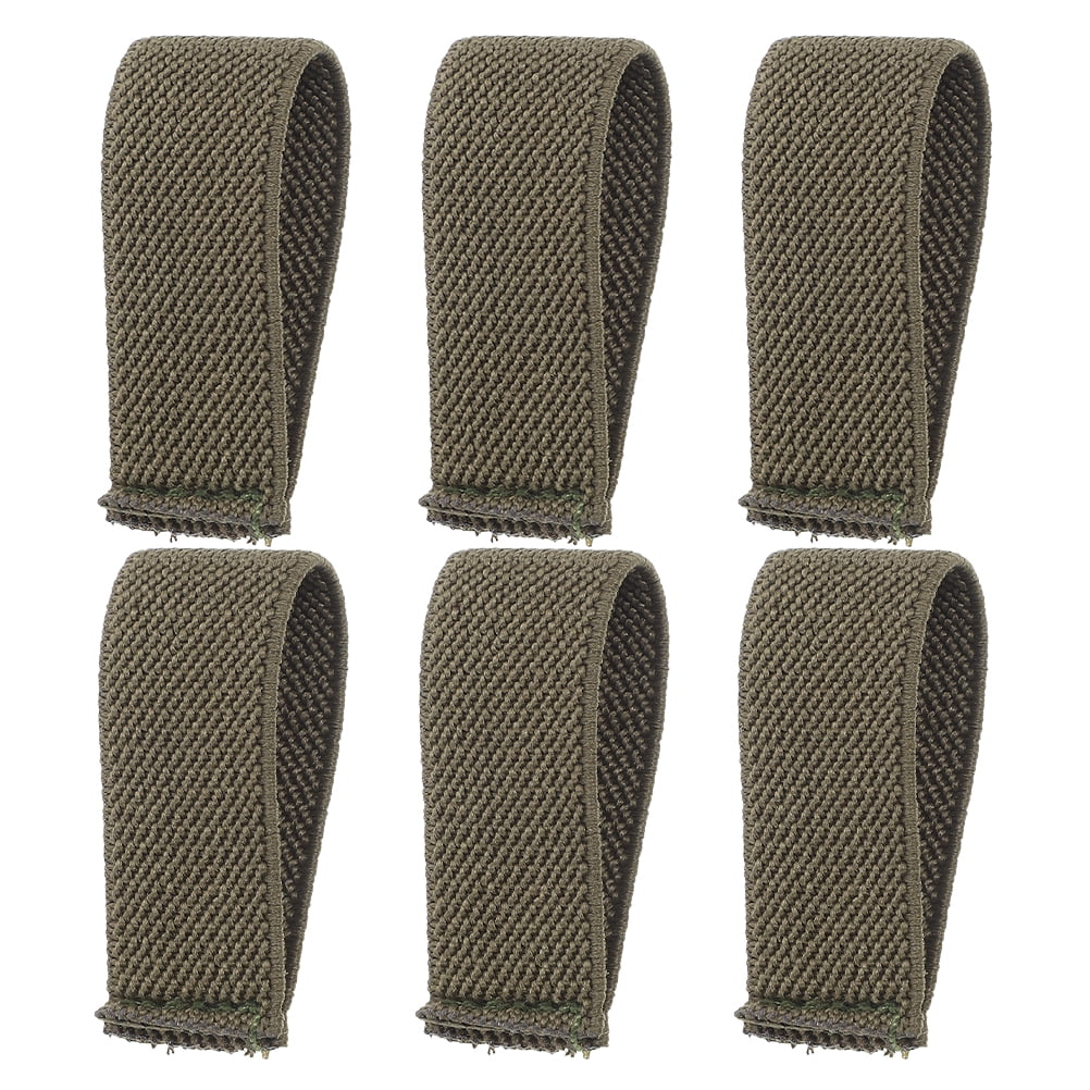 ITSELFER 6pcs Elastic Belt Keepers Backpack Straps Holders Webbing ...