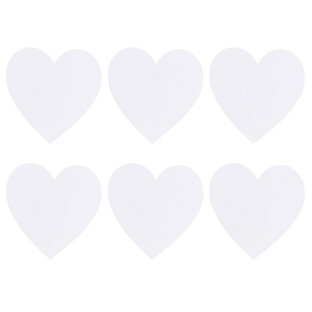ITSELFER 6pcs Heart Shape Cotton Drawing Boards Oil Painting Board ...