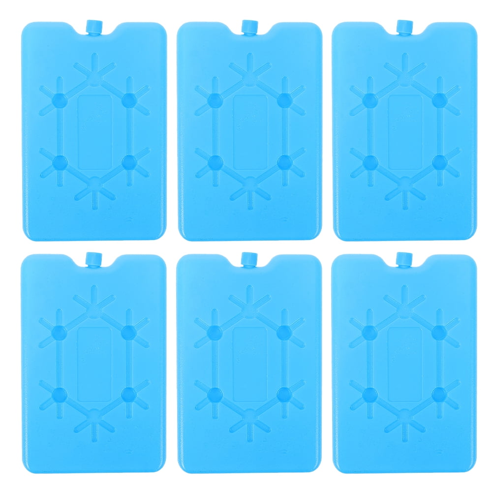 ITSELFER 6pcs Ice Packs Reusable Freezer Packs Ice Block Cooler Ice ...