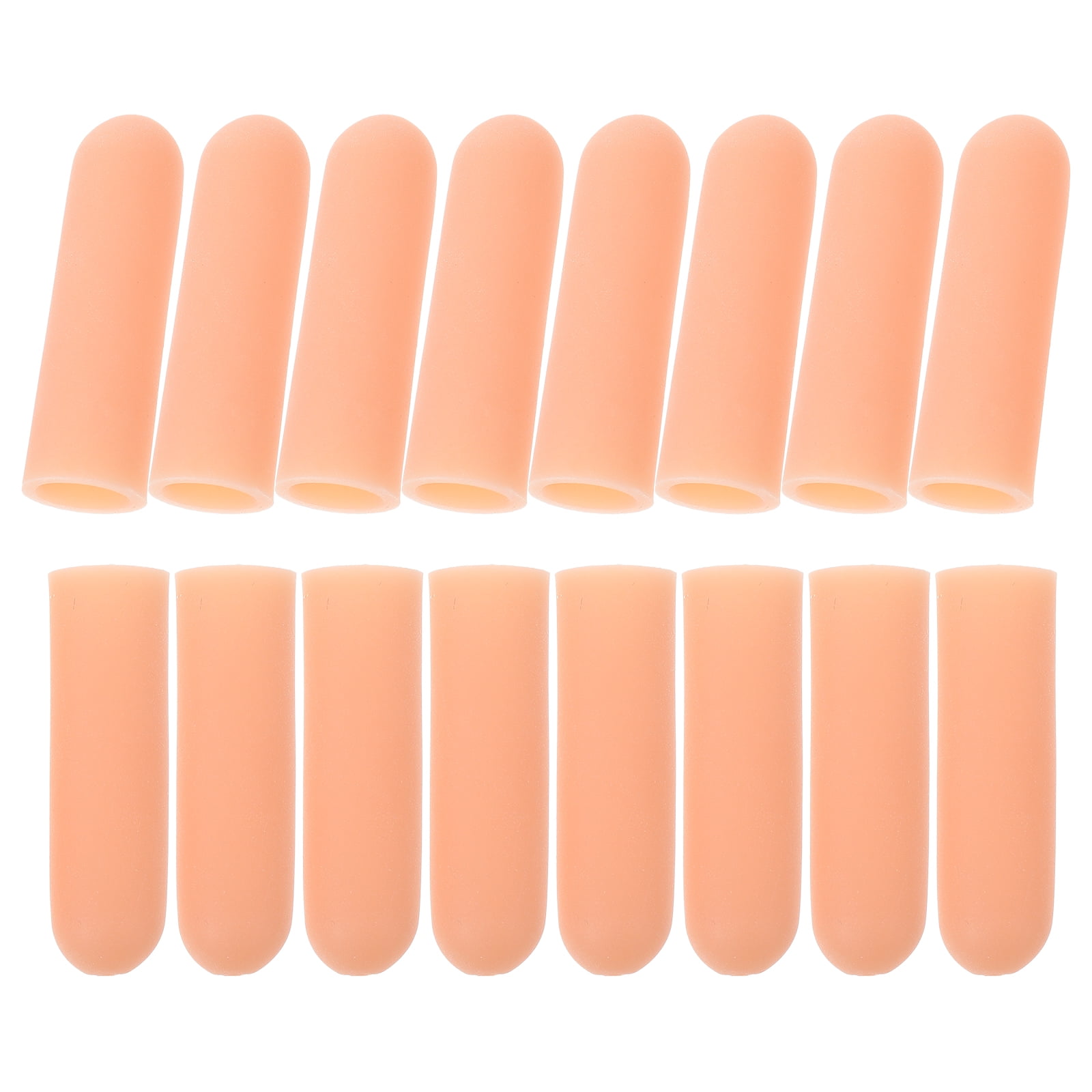 ITSELFER 8 Pairs of Silicone Finger Protection Covers Anti-wear Anti ...