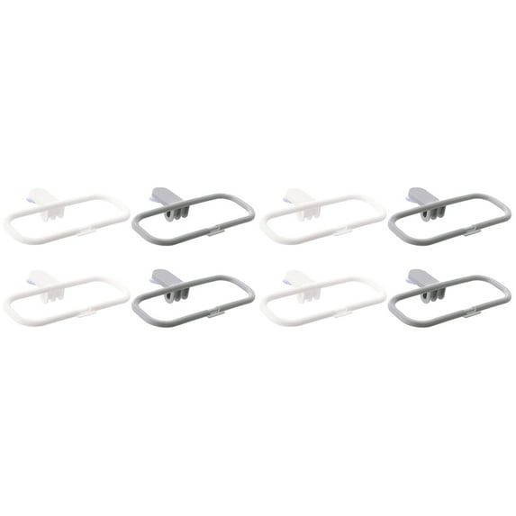 ITSELFER 8 Pcs Kitchen Trash Bag Racks Suction Cup Type Trash Bag Rack ...