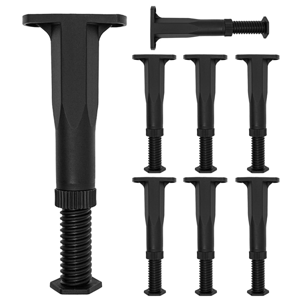 HEMOTON 8Pcs Bed Leg Adjustable Height Replacements Support Legs Heavy ...