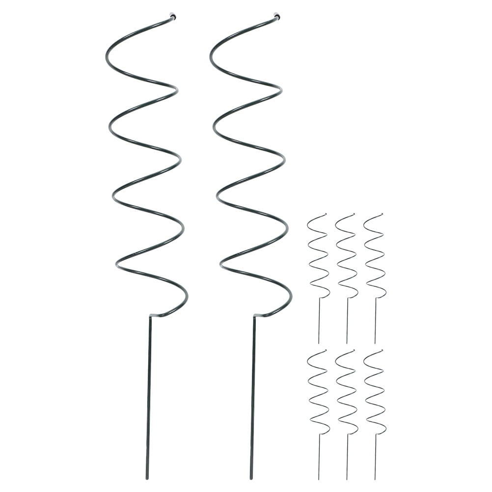 ITSELFER 8Pcs Spiral Plant Stakes Spiral Plants Support Garden Plant ...