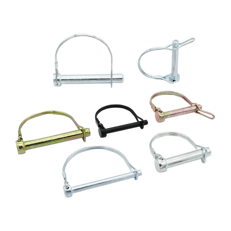 ITSELFER 8pcs D-Type Trailer safety pin Trailer Pin Lock Heavy Duty ...